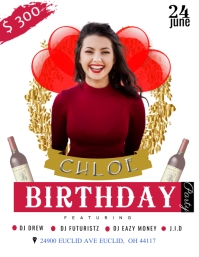 Birthday Party flyer Template | PosterMyWall
