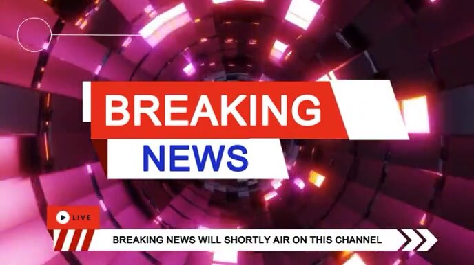 Copy of Red and White Generic Animated Breaking News | PosterMyWall