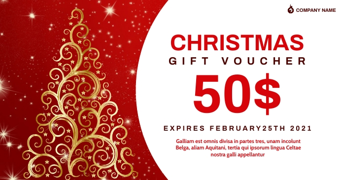 Copy of red and white plus christmas tree christmas g | PosterMyWall