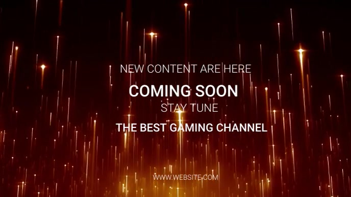 Red and Yellow Futuristic New Content Coming Template | PosterMyWall