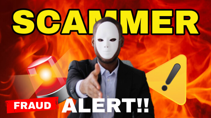 Copy of Red and Yellow Vibrant Scammer Alert YouTube Thumbnail ...