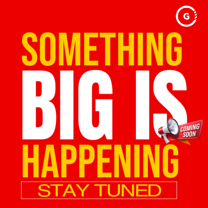 Red Announcement Instagram Post Template | PosterMyWall