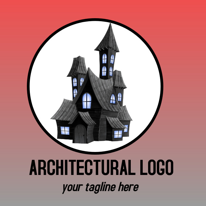 Plantilla de Red Architectural Logo,architectural template | PosterMyWall