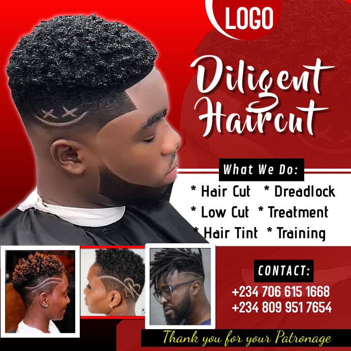 Copy of Red Barbing Saloon Instagram Post | PosterMyWall