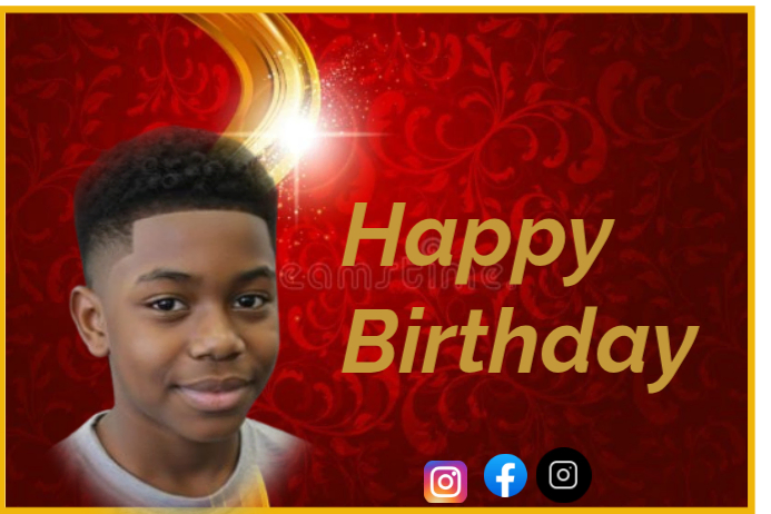 Red Birthday Celebration Label Template | PosterMyWall