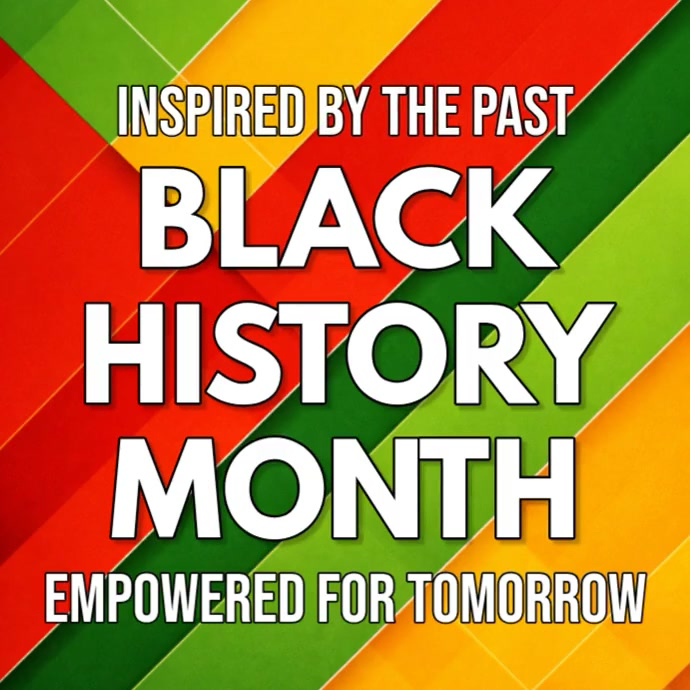 Plantilla de Red Black History Month Instagram Post Video | PosterMyWall