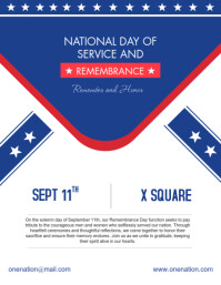 Modern Patriot's Day Flyer Template | PosterMyWall
