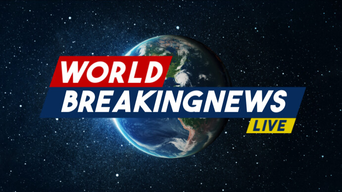 Red Blue Yellow Minimalist World Breaking News Youtube Thumbnail ...