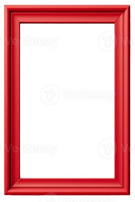 Plantilla de Red border frame | PosterMyWall