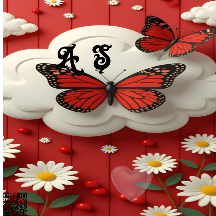 Red Butterfly A&SLogo Logo Template | PosterMyWall