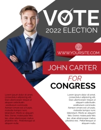 Election Campaign Flyer vote for me template | PosterMyWall