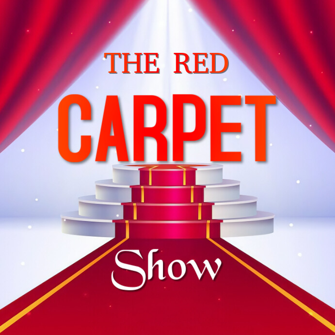 Red Carpet Design Template | PosterMyWall