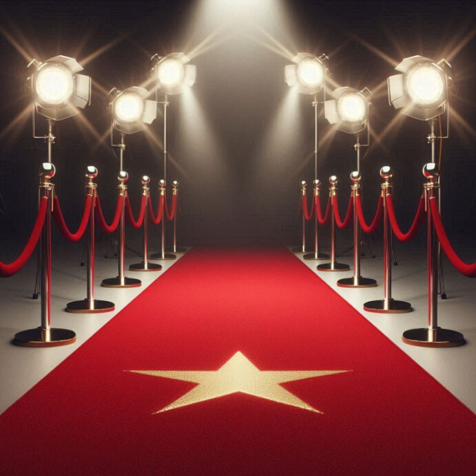 Red carpet design Template | PosterMyWall