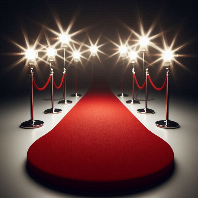Red carpet design Template | PosterMyWall