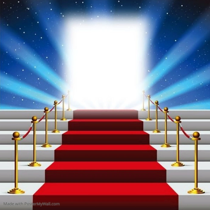 Red carpet Premiere stage Template | PosterMyWall