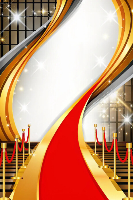 Red Carpet Stage Template | PosterMyWall