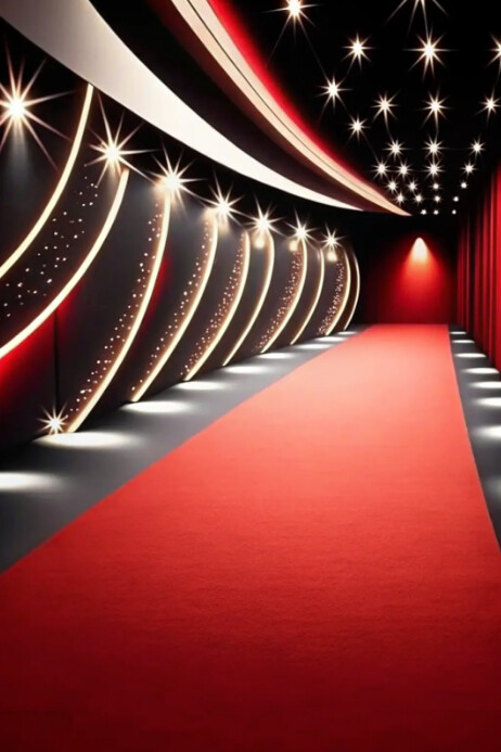 Red Carpet Stage Template | PosterMyWall