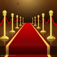 Red carpet poster design template | PosterMyWall