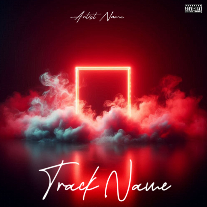 Plantilla de Red Cd Mixtape Album Cover Album Cover | PosterMyWall