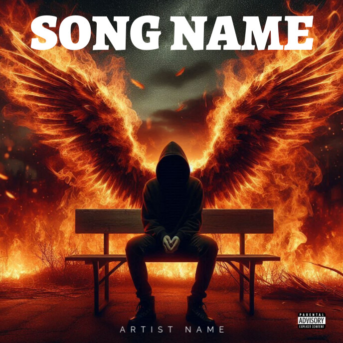 Red Cd Mixtape Album Cover Artwork Album Cover Template | PosterMyWall