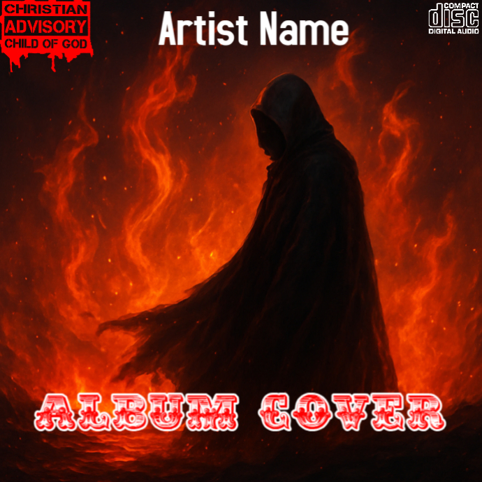 Red CD Mixtape/ Album Cover Artwork Template | PosterMyWall