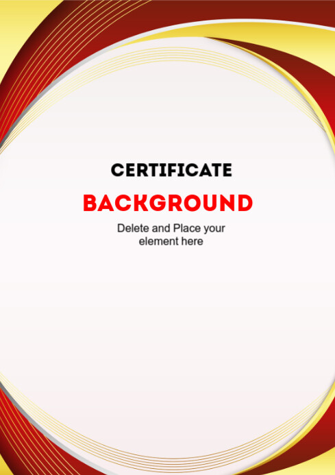Red certificate background Template | PosterMyWall
