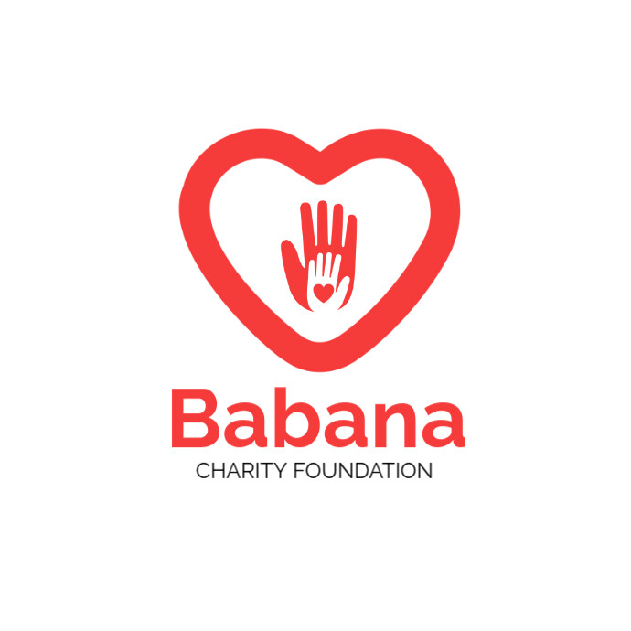 Red Charity Foundation Logo Template | PosterMyWall
