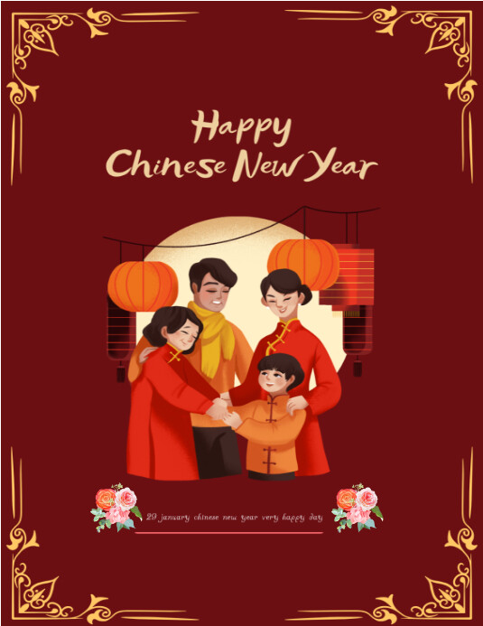 Plantilla de Red Chin Flyer | PosterMyWall