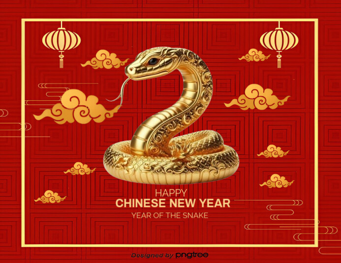 Red Chinese New Year Greeting Card, Chinese New Year Cards, Chinese New ...