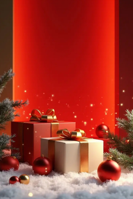 Red Christmas template | PosterMyWall