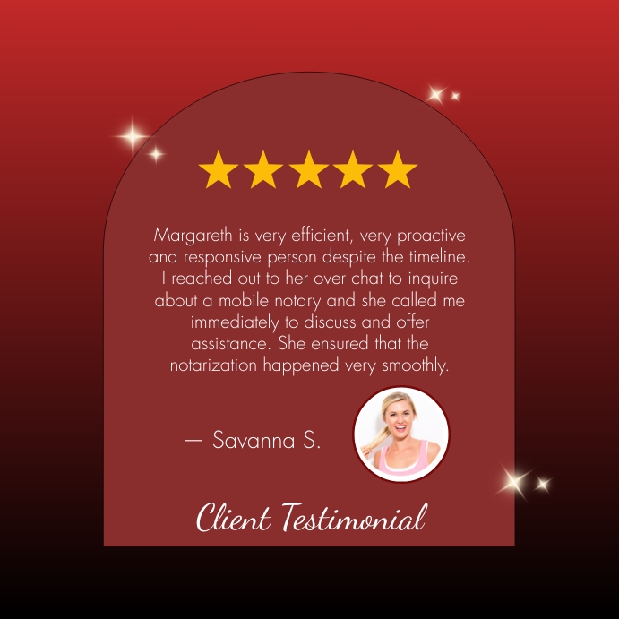 Red Client Testimonial Instagram Post Template | PosterMyWall