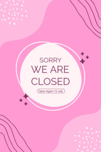 We Are Closed Poster Template | PosterMyWall