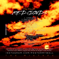 rock album cover back template | PosterMyWall