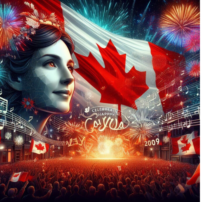 Red Collage Independence Day In Canada Insta Template | PosterMyWall