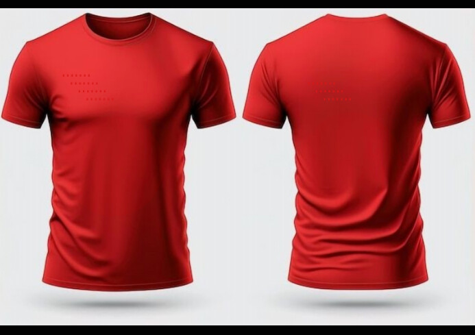 red color t shirt mock up Template | PosterMyWall