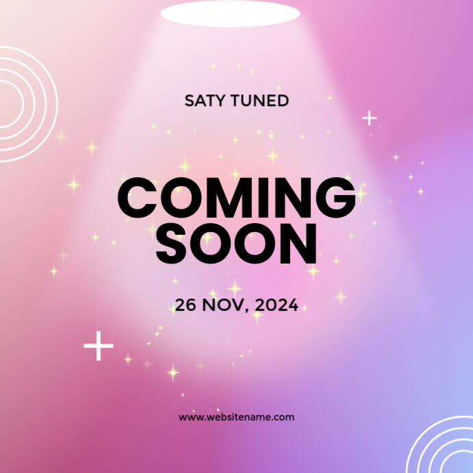 Red Coming Soon Instagram Post Template | PosterMyWall