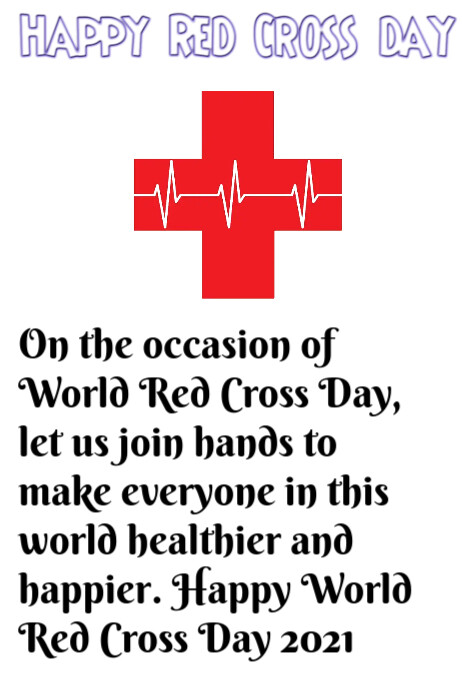 Red Cross day Template | PosterMyWall