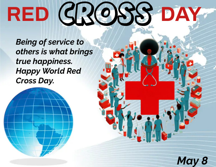 Red Cross Day Design Template | PosterMyWall