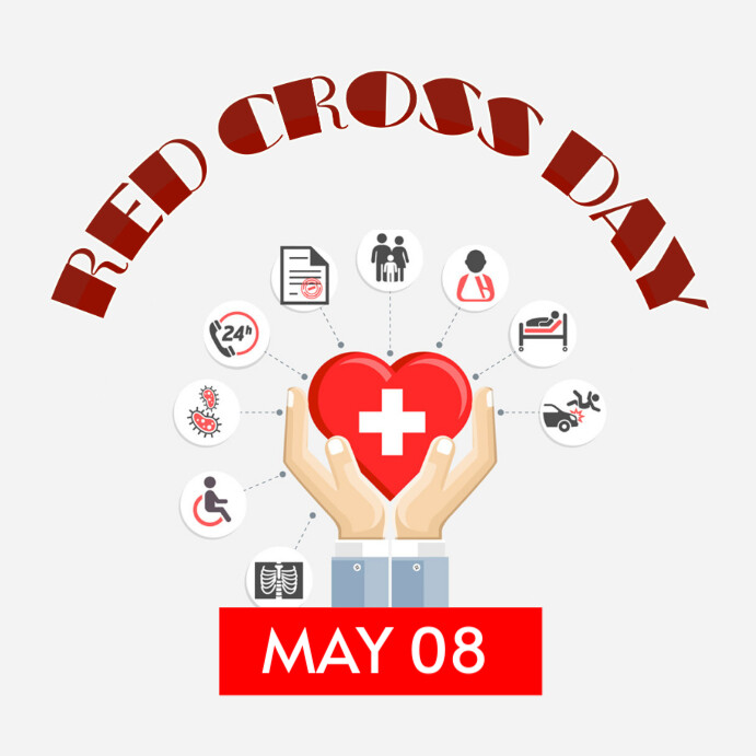Red Cross Day Template | PosterMyWall