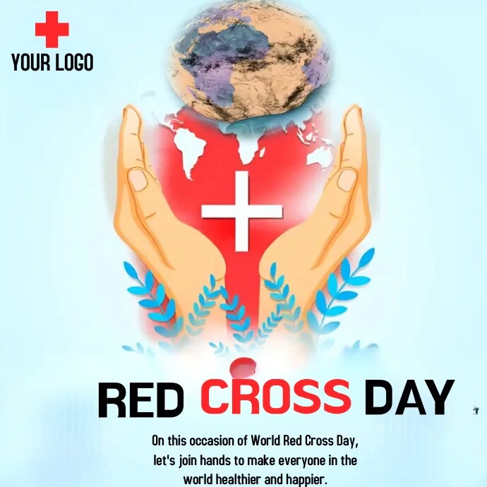 Red Cross Day Video Template | PosterMyWall