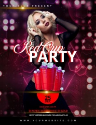 Red Party Flyer Design Template | PosterMyWall