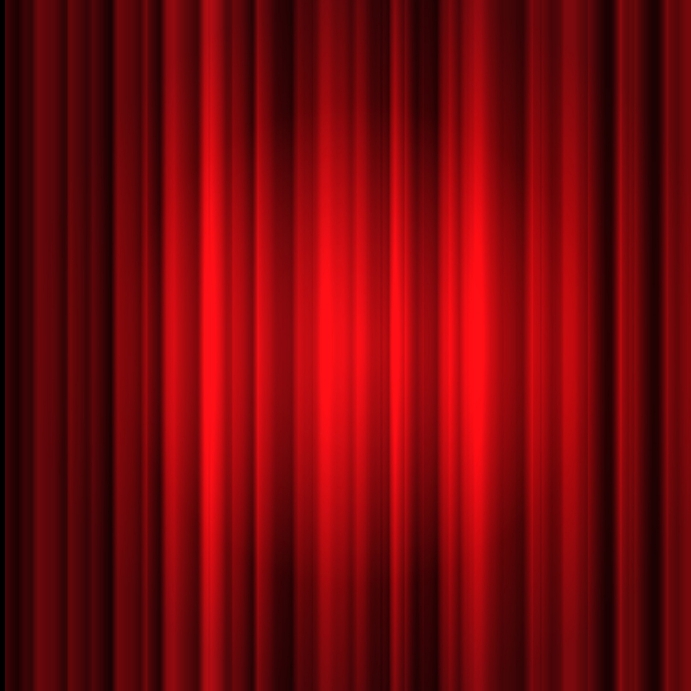 Copy of Red curtain background design flyer | PosterMyWall