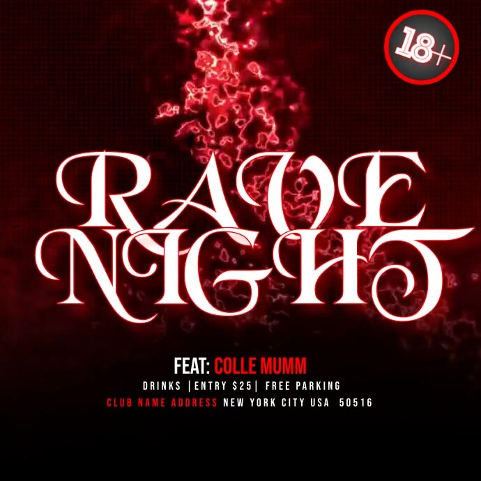 Plantilla de Red District Template | PosterMyWall