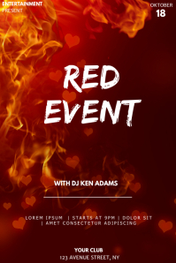 Blue event party flyer template | PosterMyWall