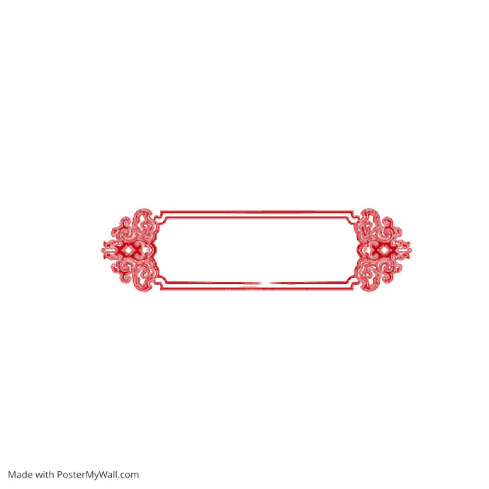 Red Frame Logo Template | PosterMyWall