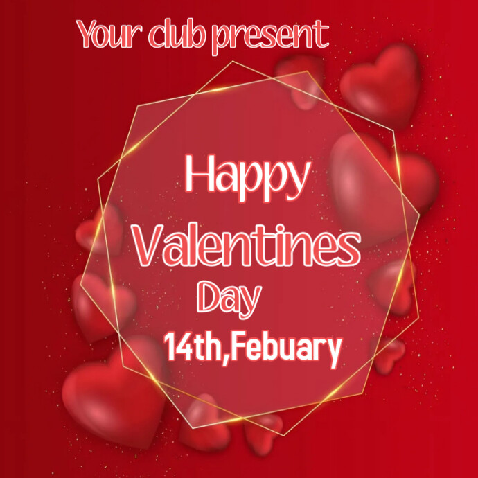 Red Futuristic Red Logo Template | PosterMyWall