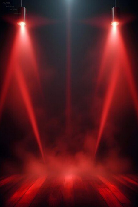 Red Futuristic Red Spotlight Stage Background Poster Template ...
