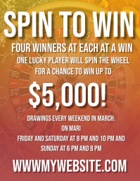 spin to win flyers Template | PosterMyWall