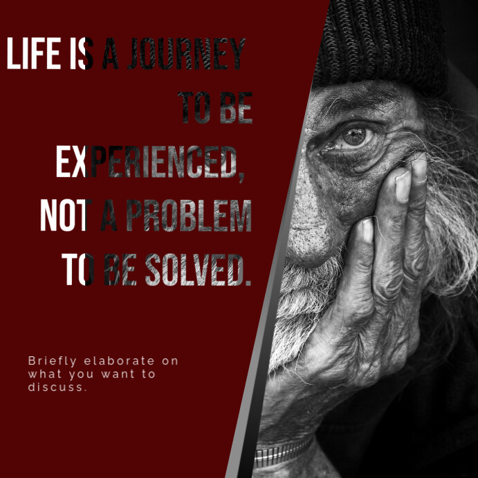 Red Geometris Motivation Pos Instagram Templat | PosterMyWall