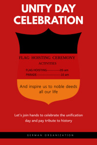 German Independence Day Buffet Event Poster Template | PosterMyWall